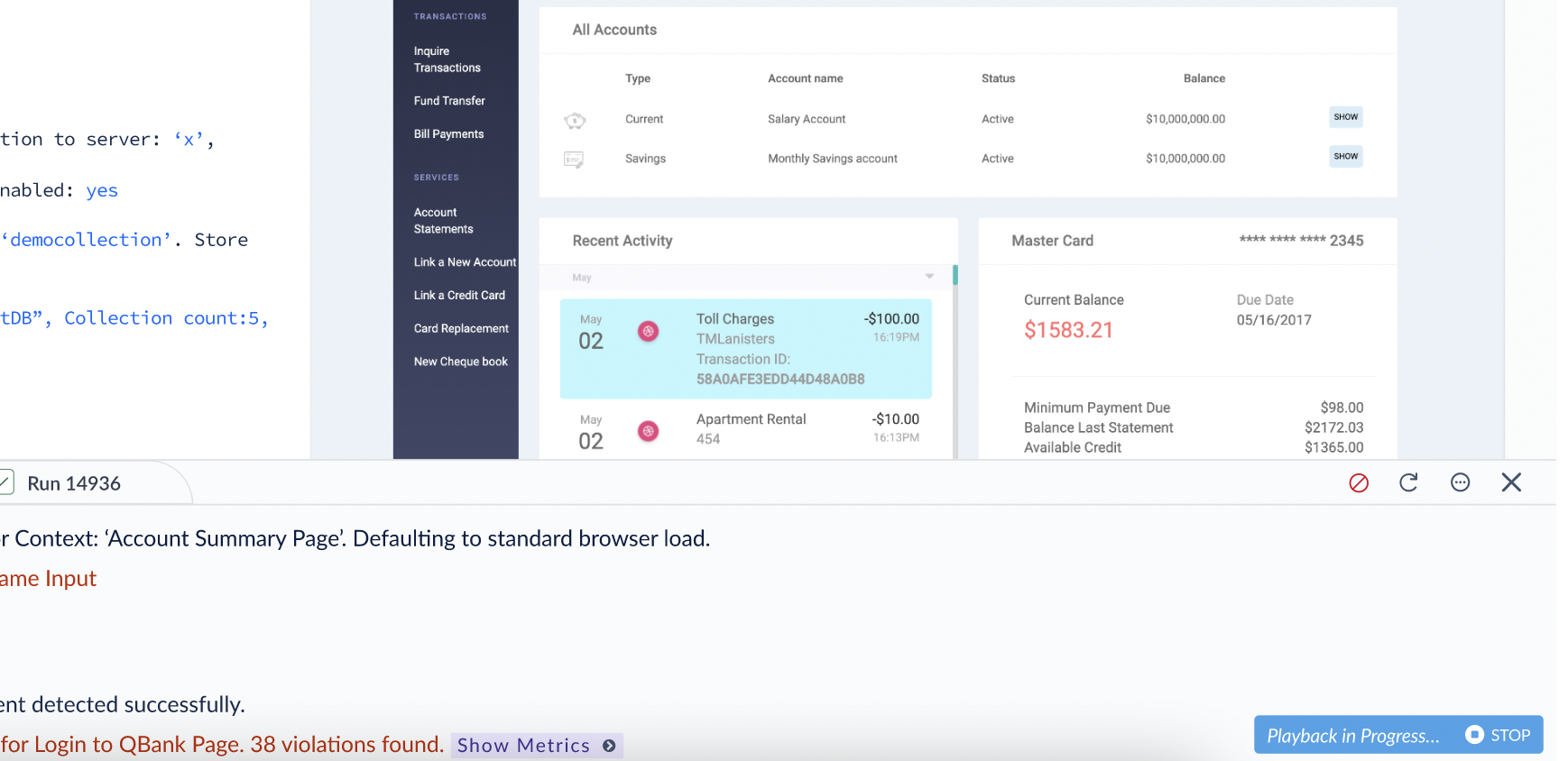 Working with Logic Recorder – ACCELQ