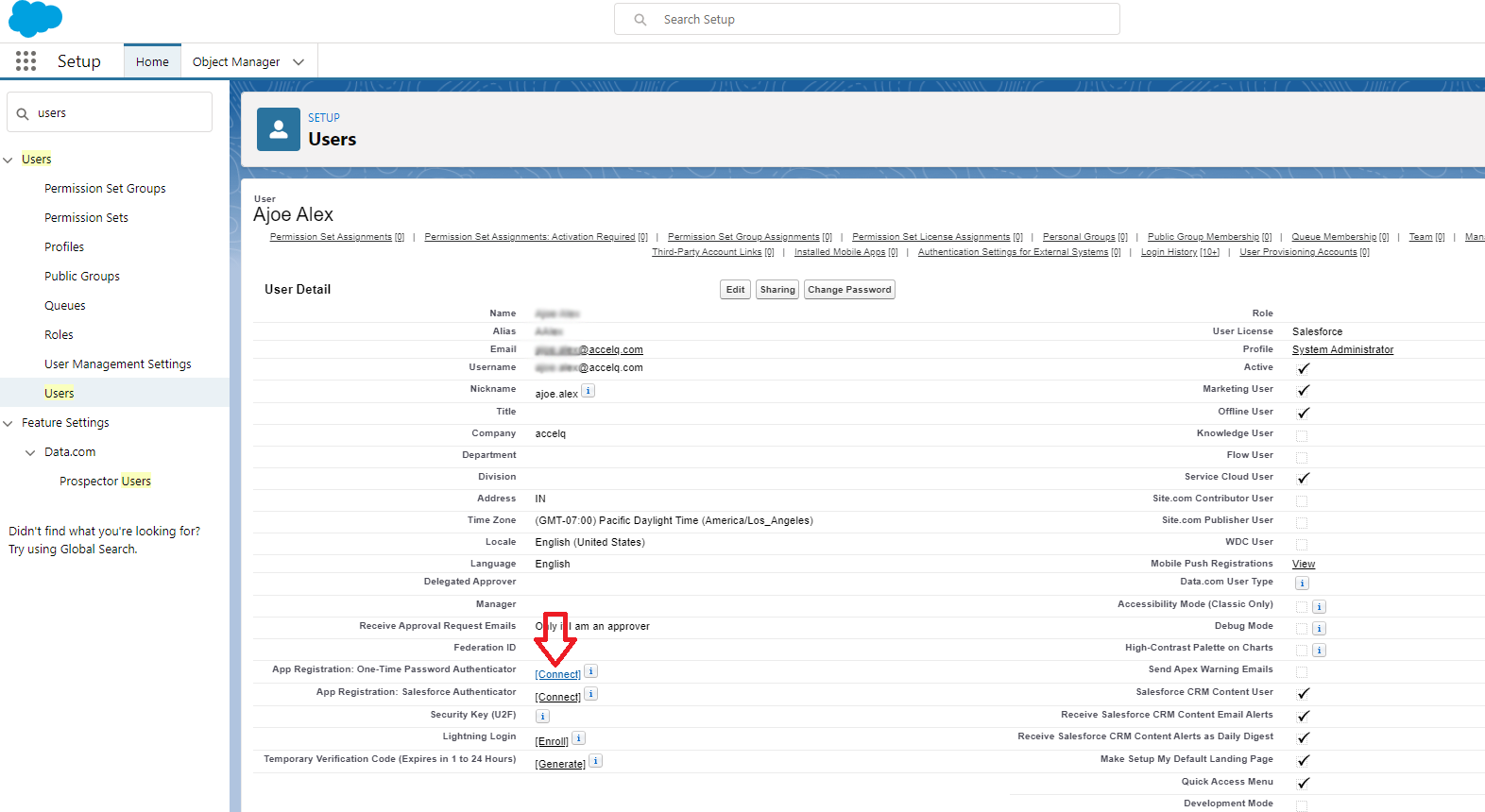 Salesforce MFA: Automated login with security code in Action logic – ACCELQ